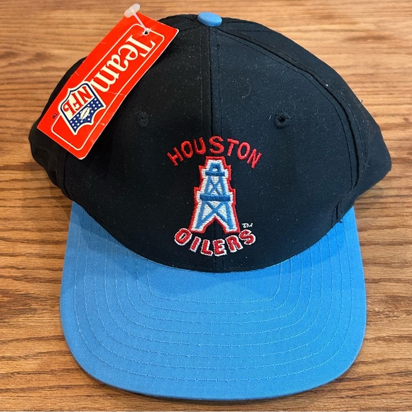 NFL | Accessories | Vintage And Tags Nfl Ajd Houston Oilers Embroidered ...